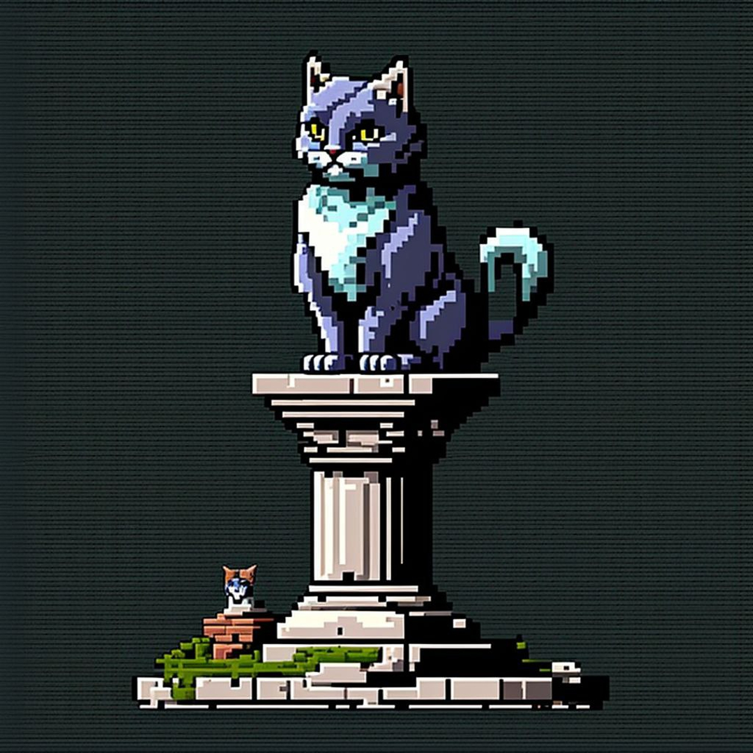 pixel cat | Bitski